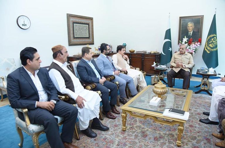 A delegation of PML-N leadership from Balochistan calls on Prime ...