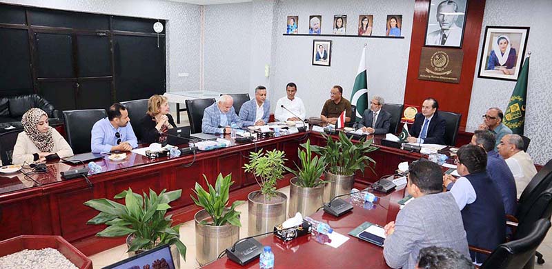 A delegation of Social Development Fund (SDF) of Yemen in a visit wrap ...