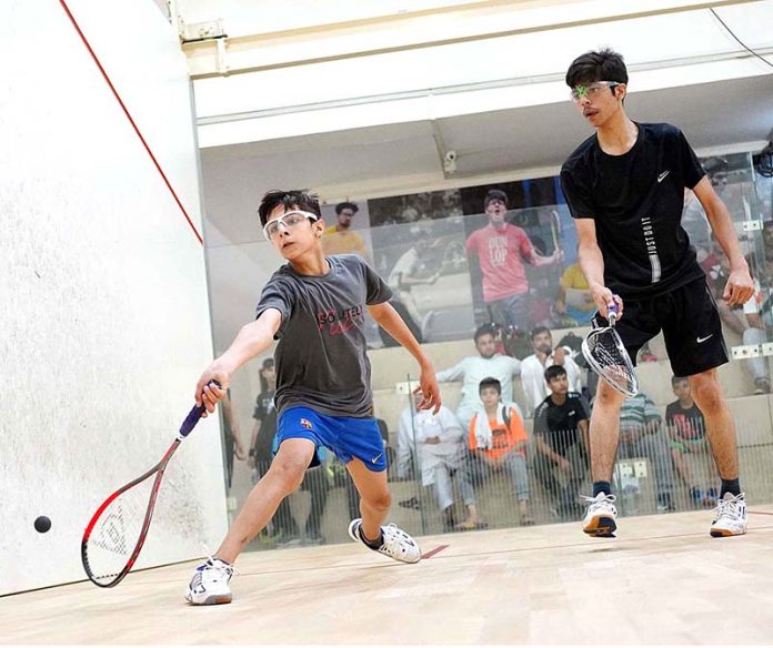 Players in action during 1st Quaid-e-Azam National Championship, 2023 ...