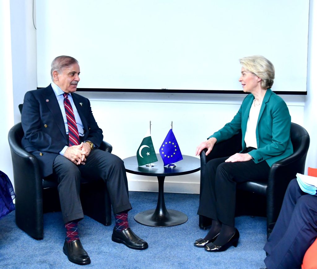 Shehbaz Sharif, President EU Commission discuss bilateral cooperation ...