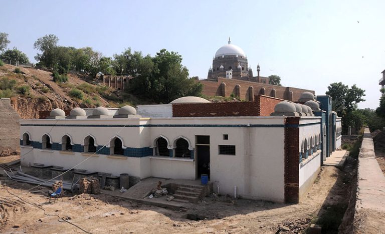 A beautiful view of under construction Multan museum being built at a ...