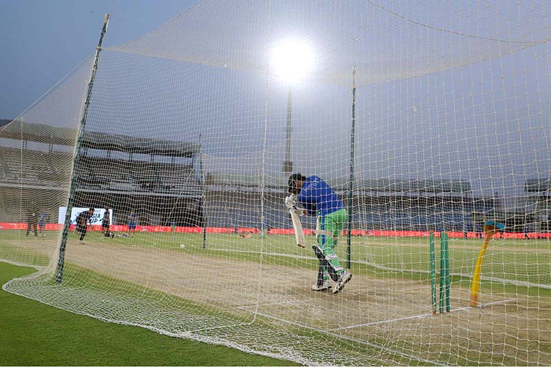Pakistan baller Nasim Shah during practice sessions ahead of the first ...