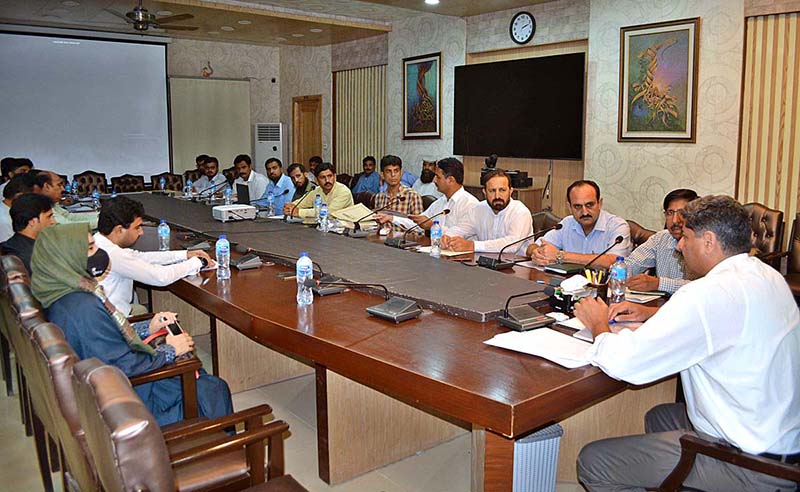 DG Sports and Youth Affairs Punjab Dr Asif Tufail visiting sports Gymnasium