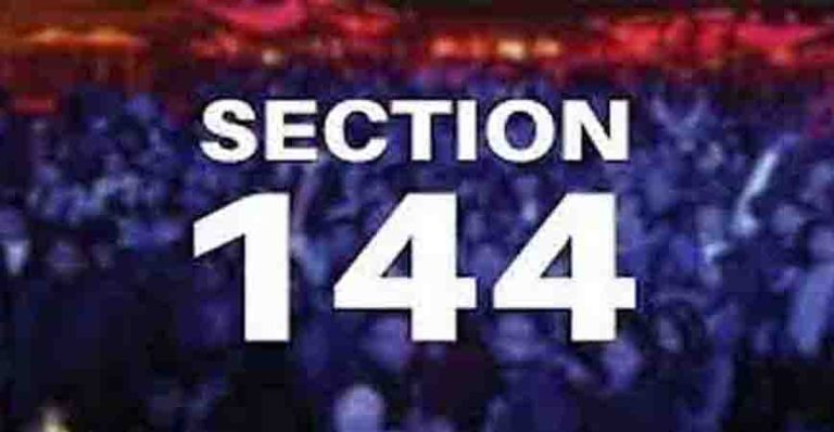 DC imposes Section-144 for peaceful conduct of general election