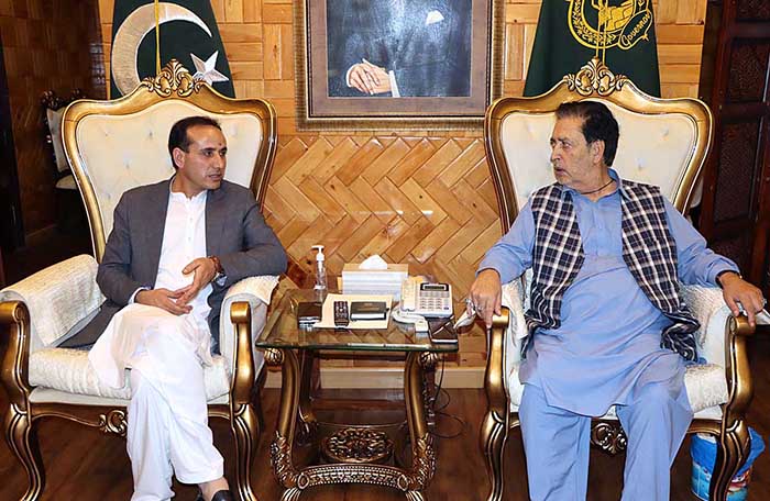 Governor Gilgit-Baltistan Syed Mehdi Shah in a meeting with Senator ...