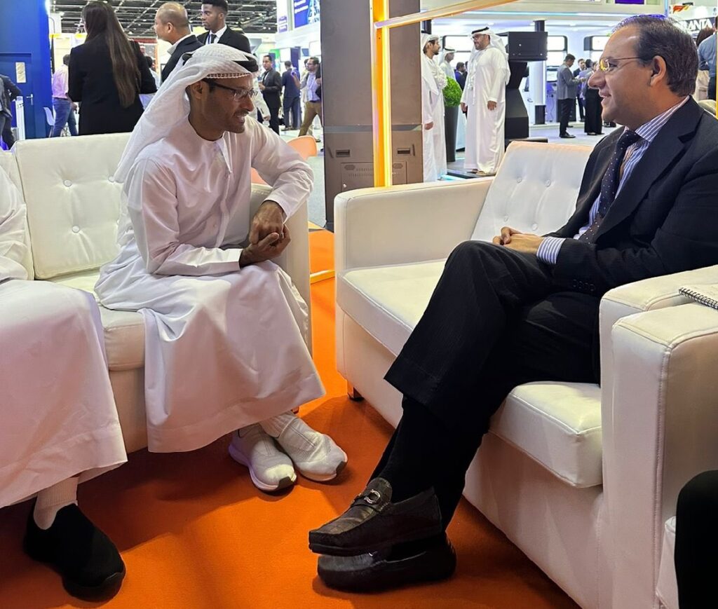 IT Minister hold meeting with Dr Mohamed Al Kuwaiti in Dubai