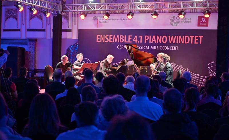 The audience is enjoying the soulful music as the German Embassy in ...