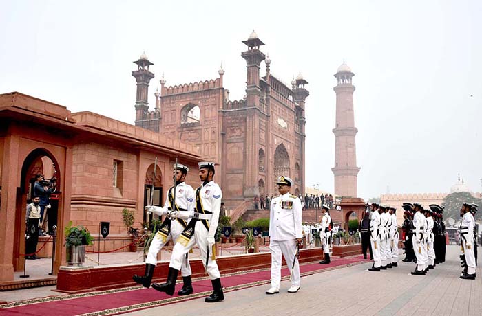 Pakistan Navy station Commander Lahore Commodore Sajjad Hussain ...