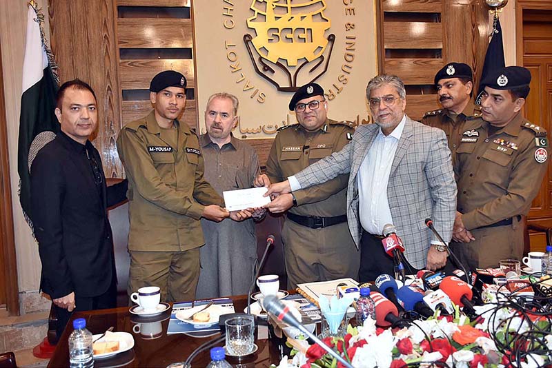 DPO Mohammad Hasan Iqbal along with Vice President Chamber of Commerce ...