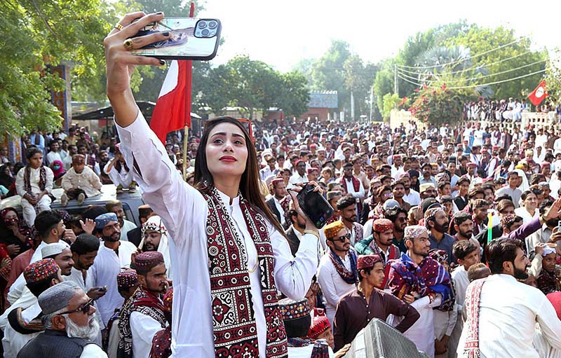 Children enjoying and celebration during celebration of Sindhi Ajrak ...