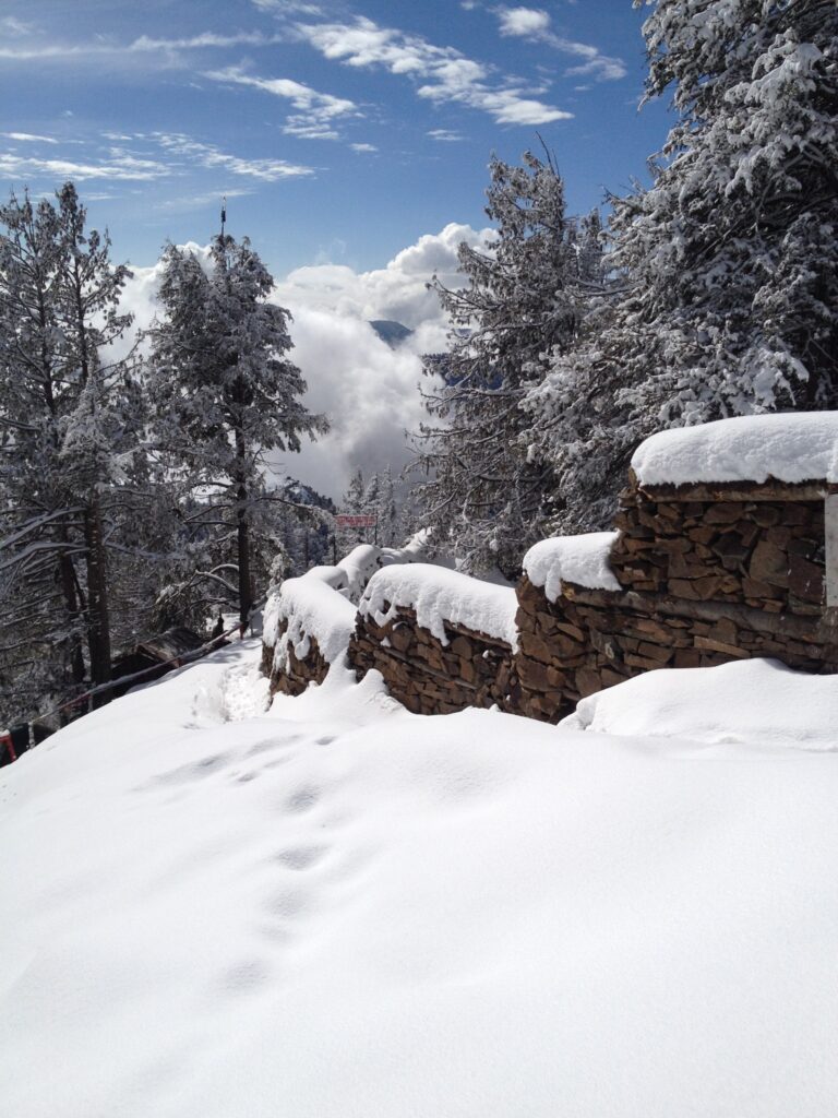 Inaugural snowfall of the year lays white shawl on Tirah valley