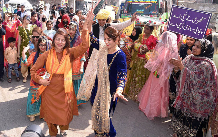 Women dancing on Punjabi song during Punjabi Language Day at Shimla ...