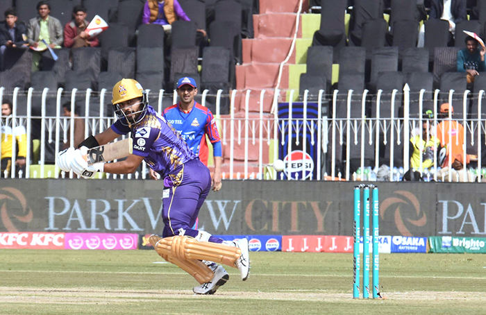 Pakistan Super League (PSL) Twenty20 cricket match playing between ...