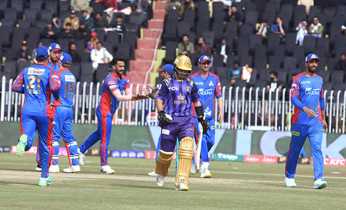 Pakistan Super League (PSL) Twenty20 cricket match playing between ...