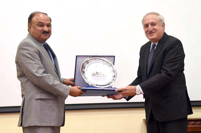 Secretary Establishment Inamullah Khan Dharijo and Director General Farhan Ali Khawaja ...