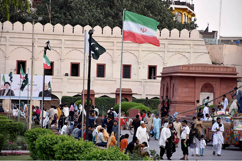 Roads adorned with billboards and flags, extending a warm welcome to ...