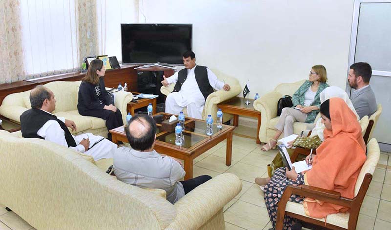 A delegation led by Ms. Mio Sato, Chief of Mission, UN - IOM, called on ...