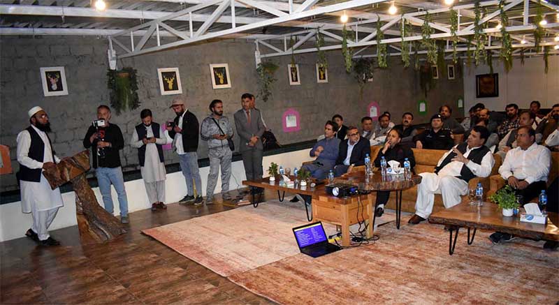 Federal Minister for Kashmir Affiars and Gilgit-Baltistan Engineer Amir ...