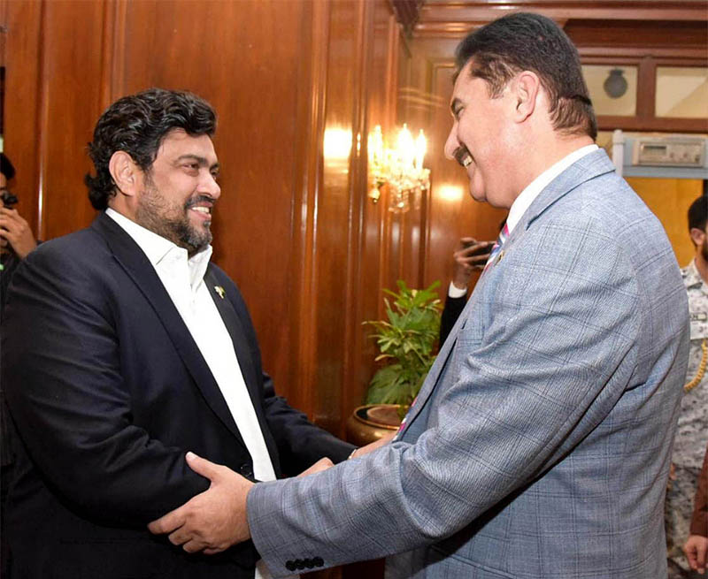 Governor Sindh Kamran Khan Tessori is meeting with Governor Khyber ...