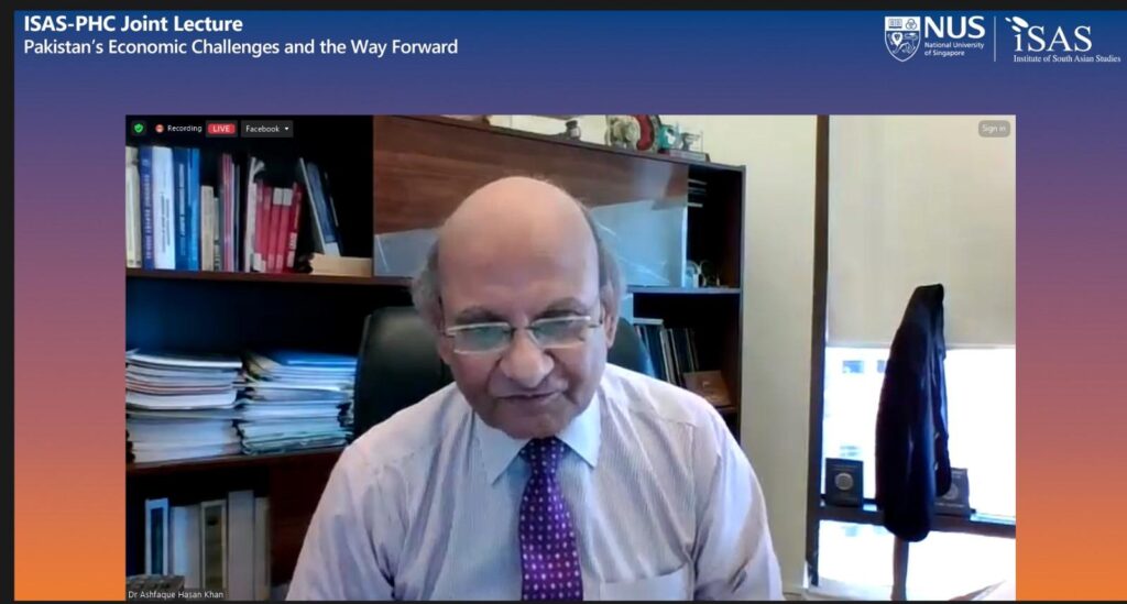 Pakistan's high commission, Singapore varsity hold talk by economist Dr Ashfaque