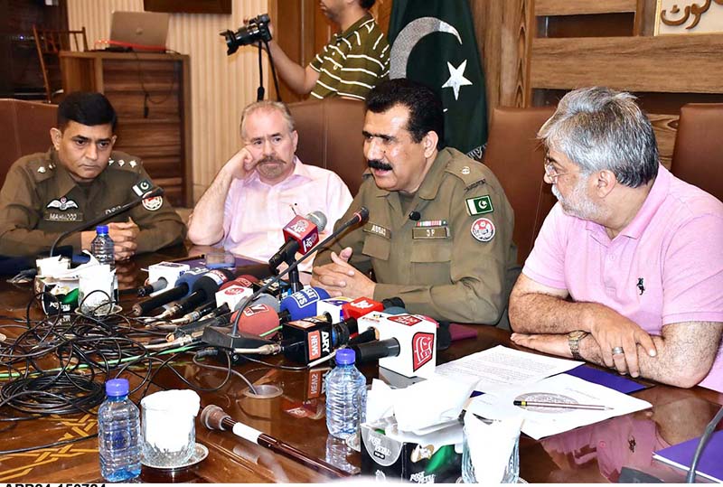 SP Investigation Sialkot Ghulam Abbas, DSP Rana Mehmood ul Hassan and ...