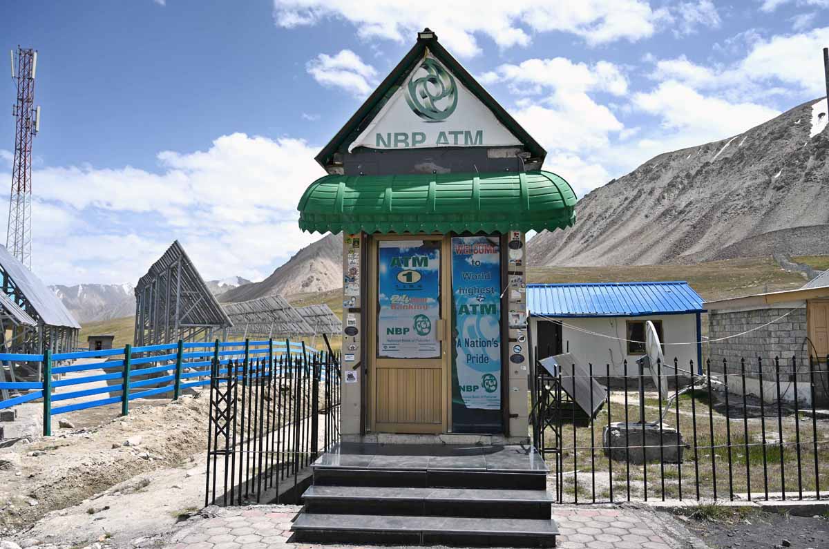 An ATM machine has been installed at Khunjerab Pass, the world's ...