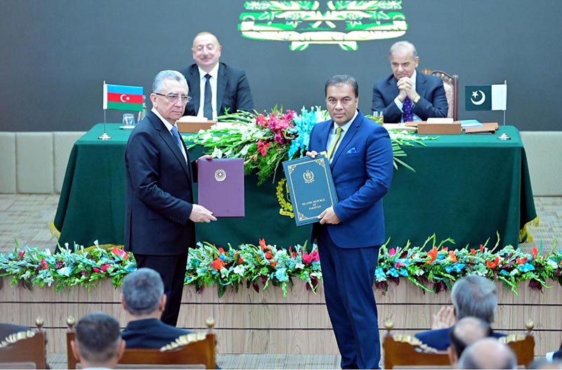 President Of Azerbaijan H E Mr Ilham Aliyev And Prime Minister Of