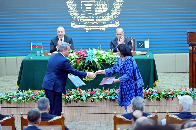 President Of Azerbaijan H E Mr Ilham Aliyev And Prime Minister Of
