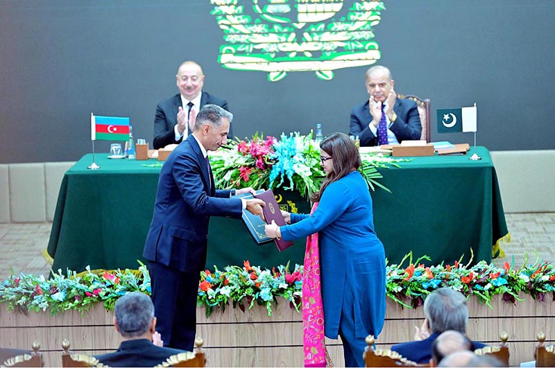 President Of Azerbaijan H E Mr Ilham Aliyev And Prime Minister Of