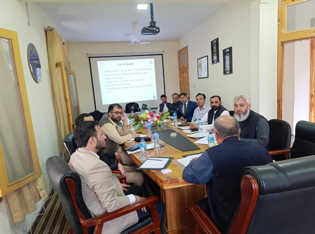 Chairman IPO-Pakistan visits GB to promote intellectual property awareness