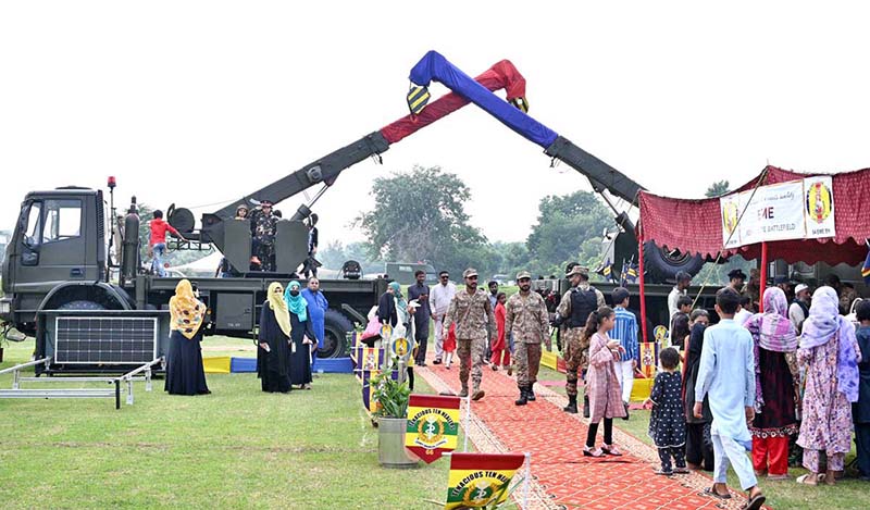 On Pakistan Defense Day, people exploring the military heritage of the ...