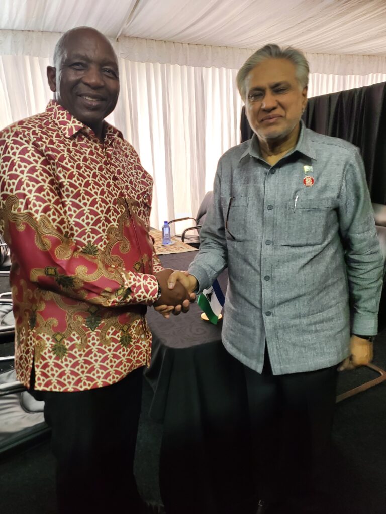 Ishaq Dar meets Lesotho's Prime Minister, Ghana's FM on sidelines of ...