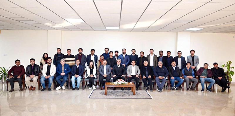 Hon'ble Mr. Justice Yahya Afridi, Chief Justice of Pakistan in a group ...