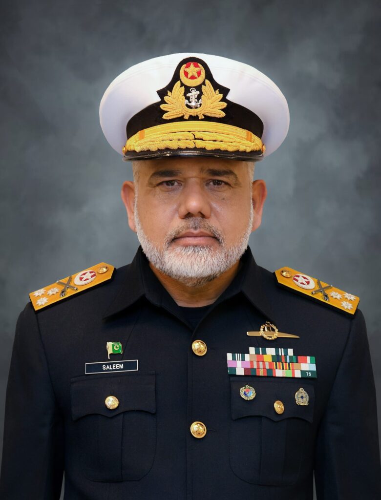 Muhammad Saleem of Pak Navy promoted to rank of Vice Admiral