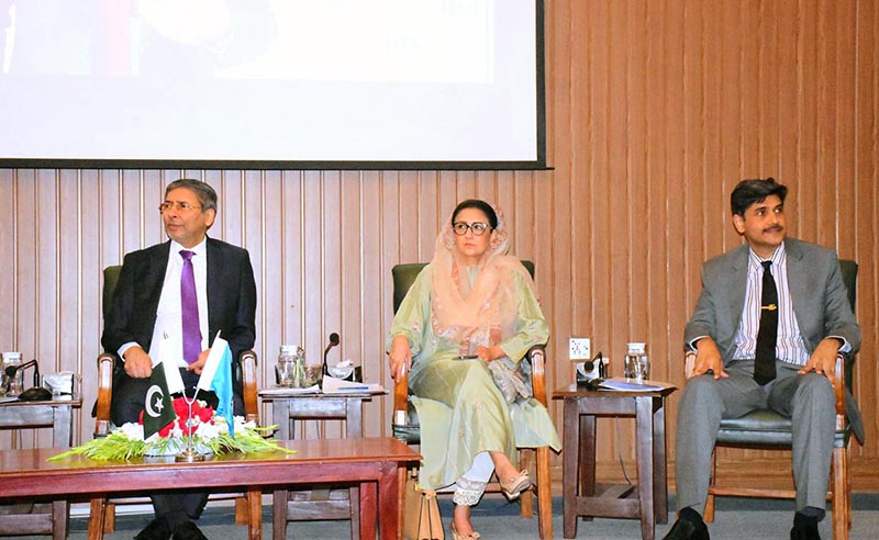 Minister of State for Climate Change and Environmental Coordination, Dr. Shezra Mansab Ali Khan ...