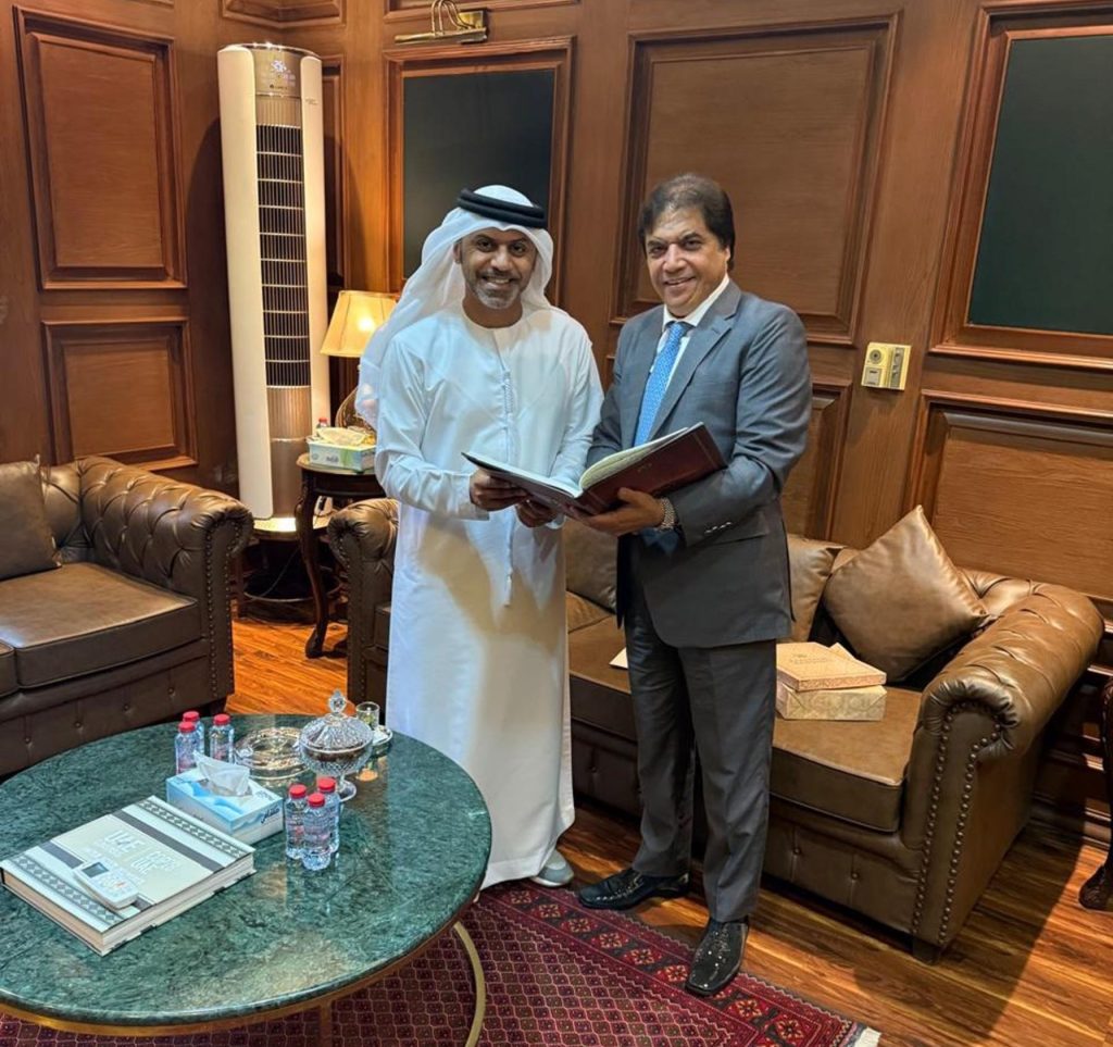 Hanif Abbasi meets UAE Ambassador