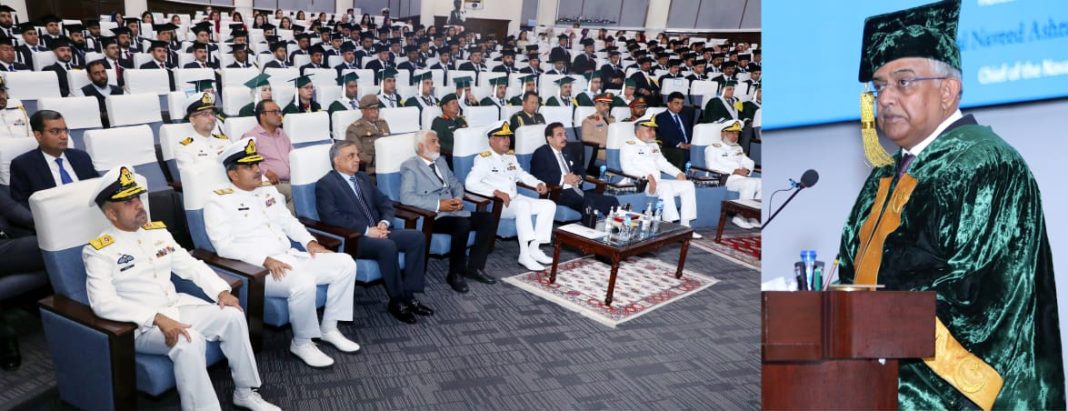 Convocation ceremony of 54th PN staff course held at Pakistan navy war ...