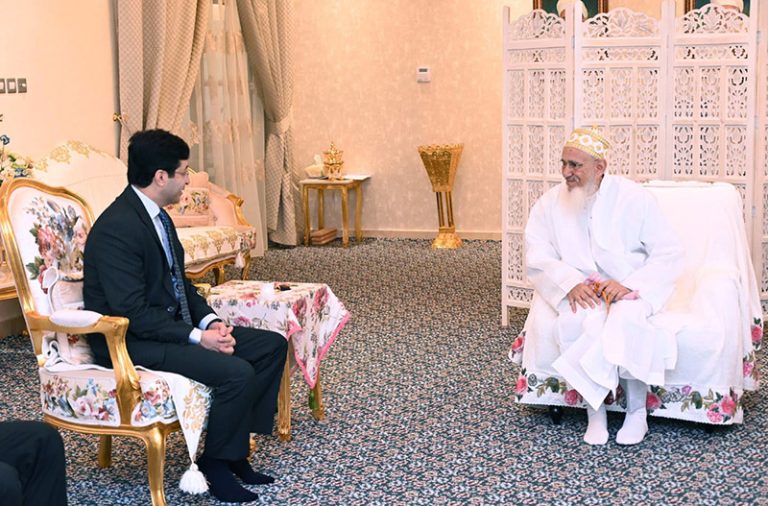 Consul General of Pakistan in Dubai, Hussain Muhammad calls on Sultan Al Bohra Syedna Mufaddal ...