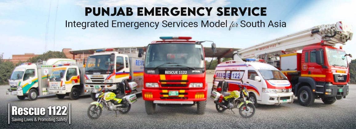 Rescue 1122 provides lifesaving services during flood