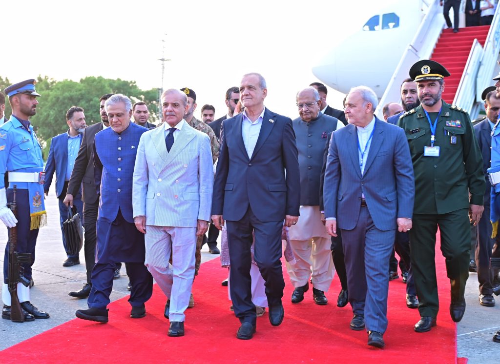 President of Iran arrives in Islamabad on two day visit
